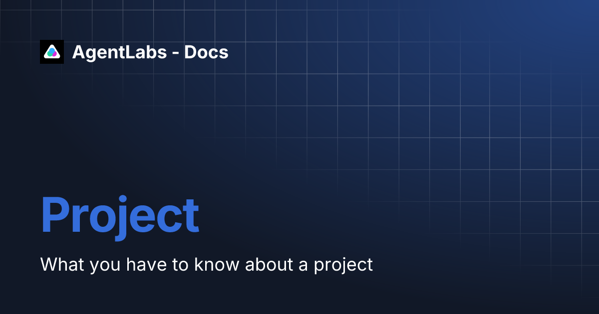 Project | AgentLabs - Docs
